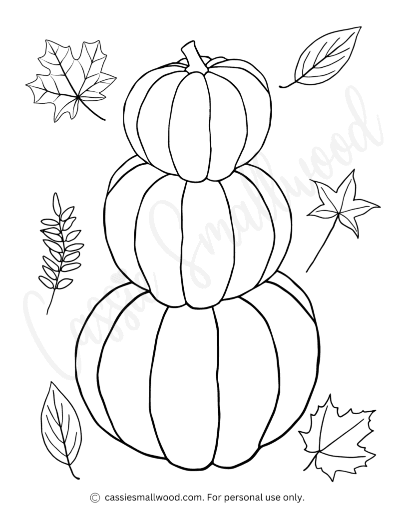 Cute Halloween Pumpkin Coloring Pages