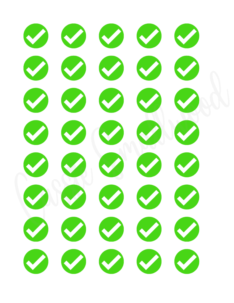 printable check marks for kids daily routine chart - Cassie Smallwood printable check marks for kids daily routine chart - Cassie Smallwood