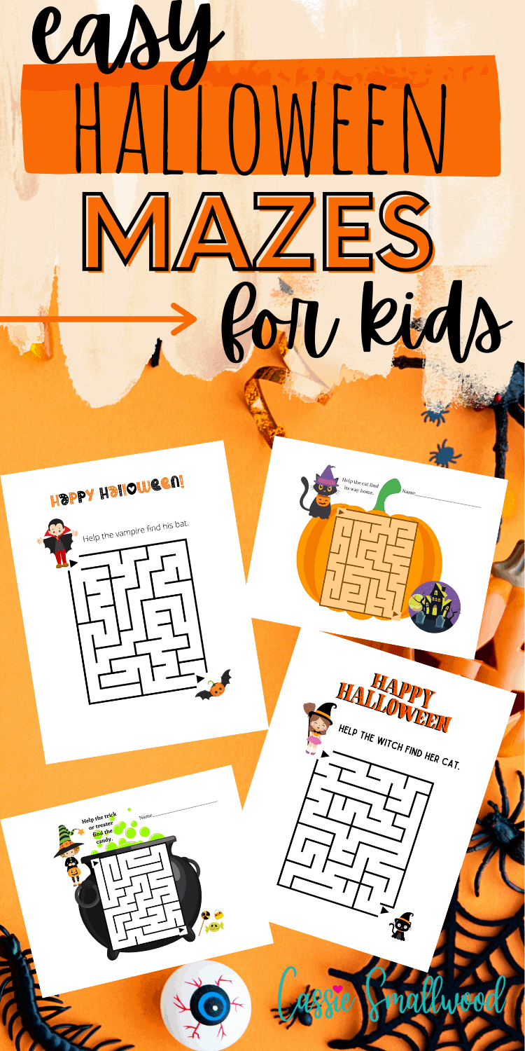 Halloween Mazes For Kids