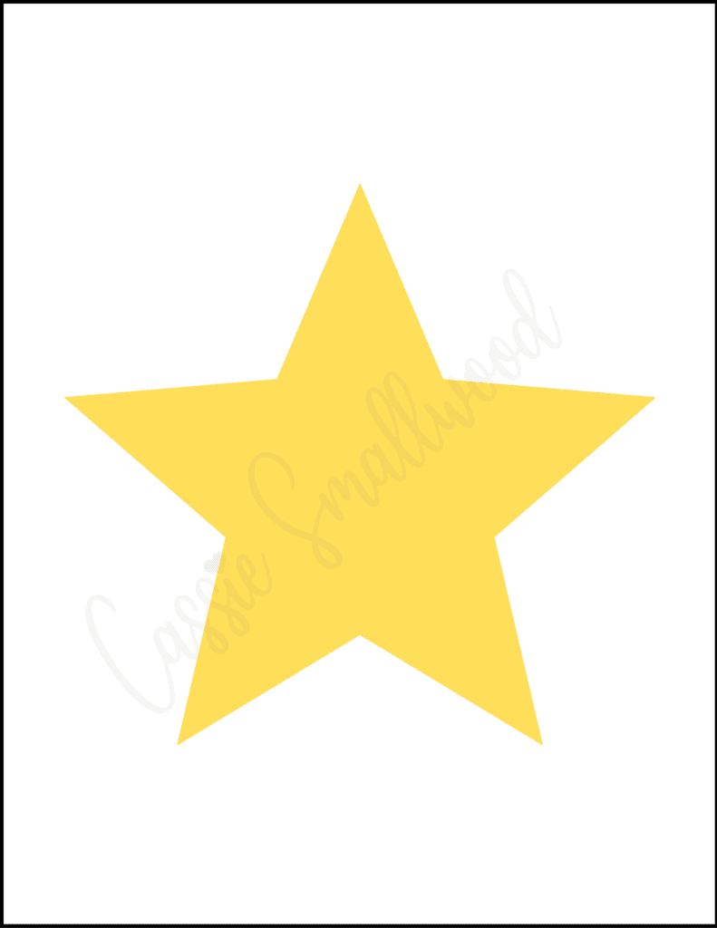 46 Printable Star Templates (Tons Of Different Sizes) - Cassie Smallwood