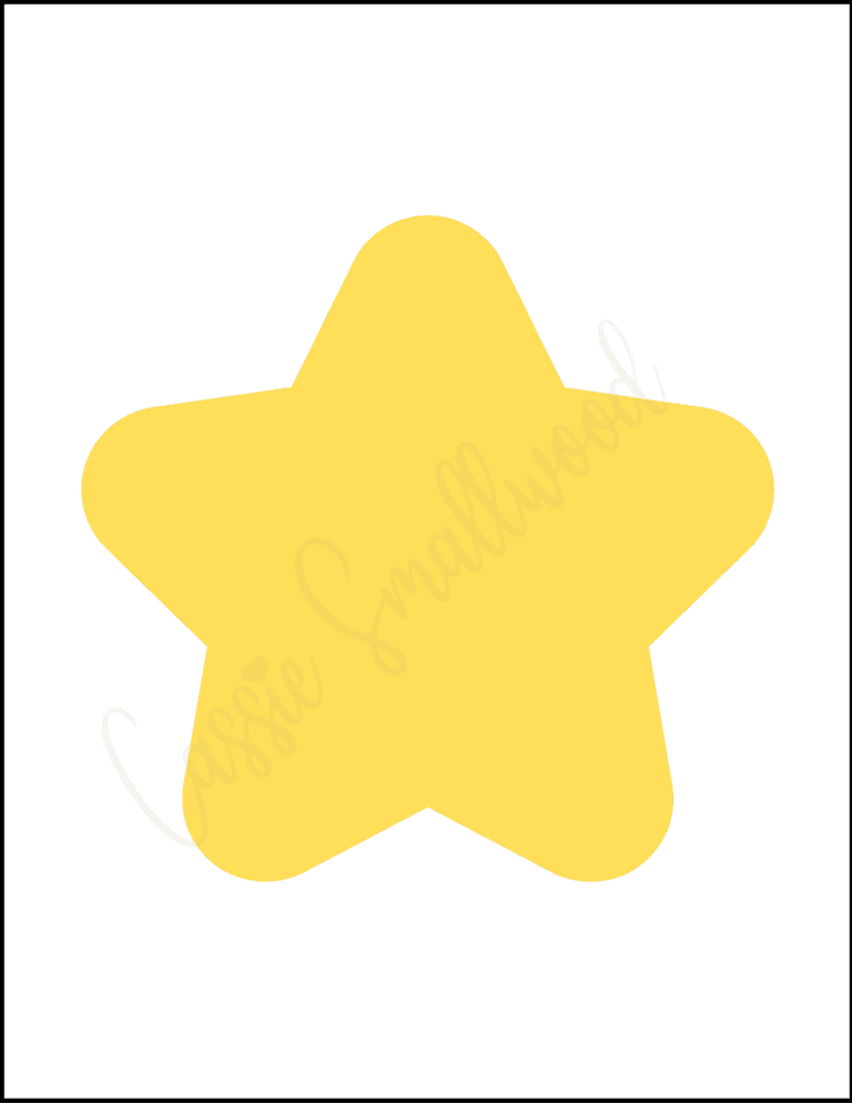 46 Printable Star Templates (Tons Of Different Sizes) - Cassie Smallwood