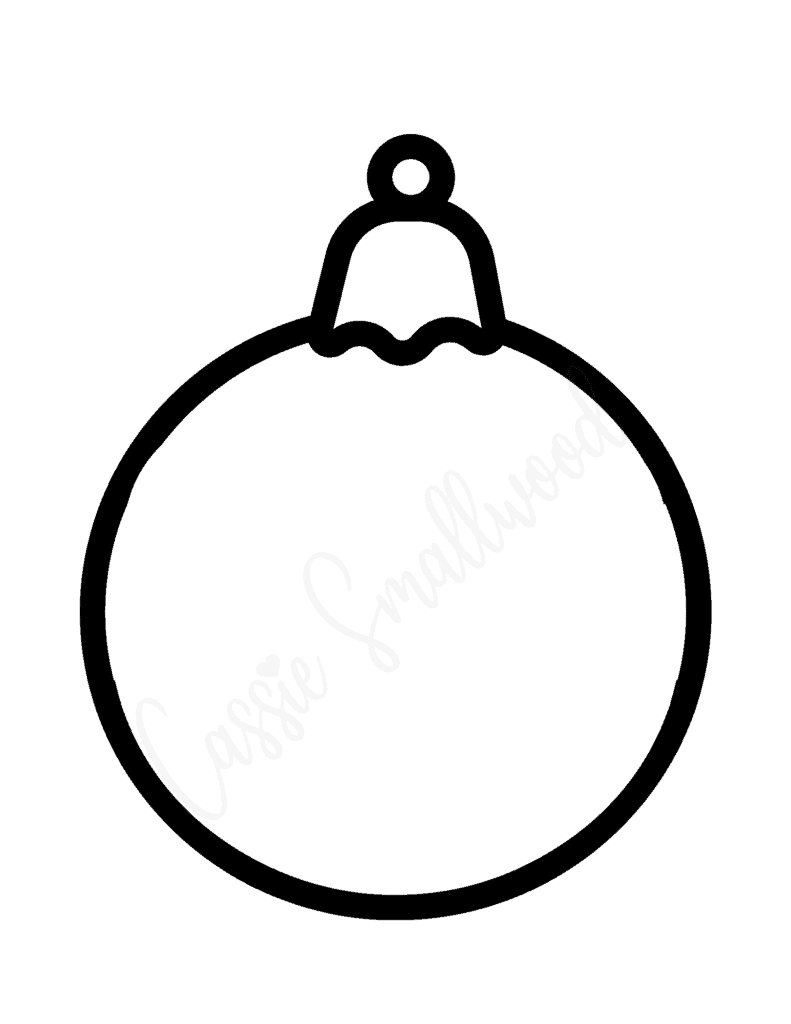 Cute Printable Christmas Ornaments - Cassie Smallwood
