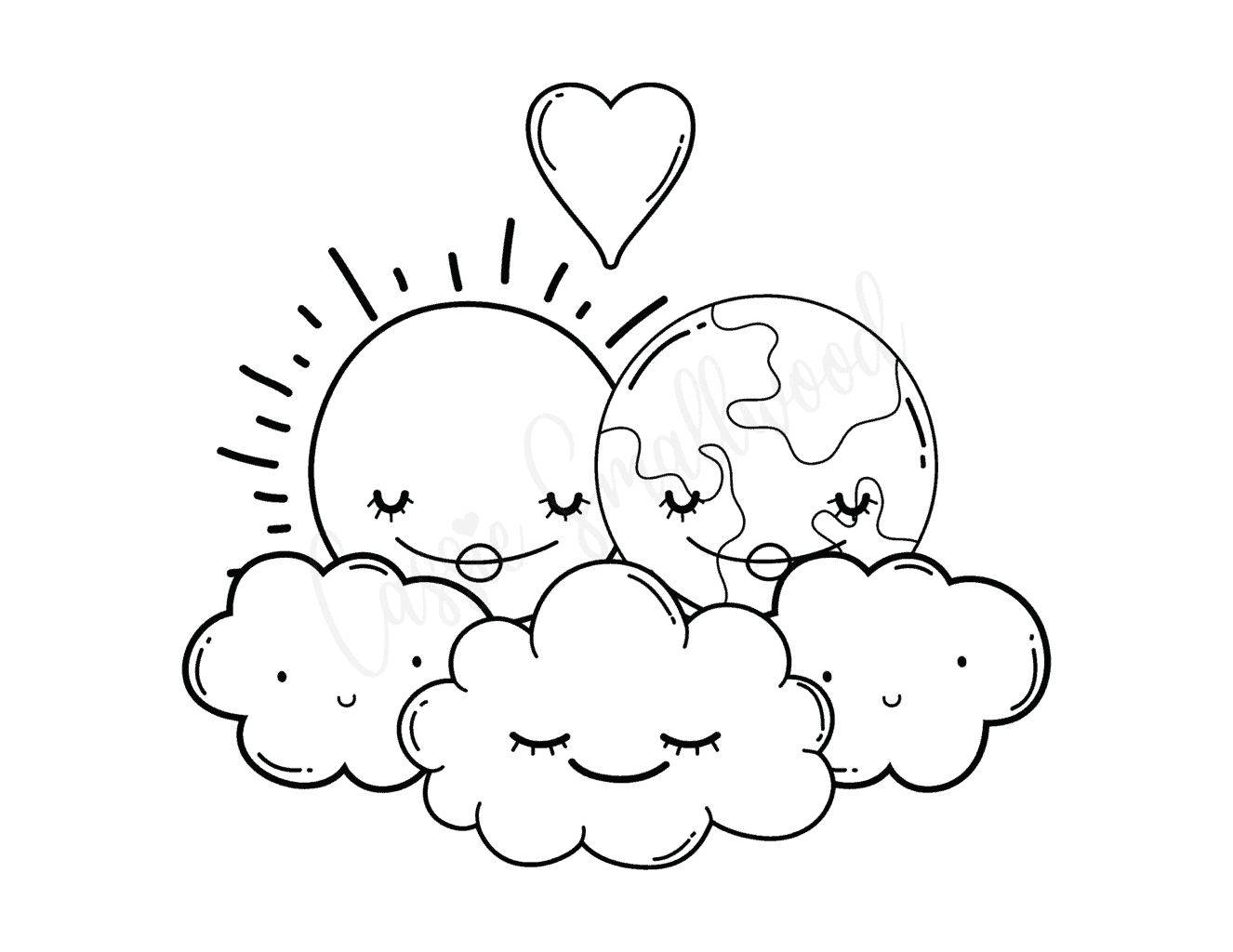 17 Cute Sun Coloring Pages - Cassie Smallwood