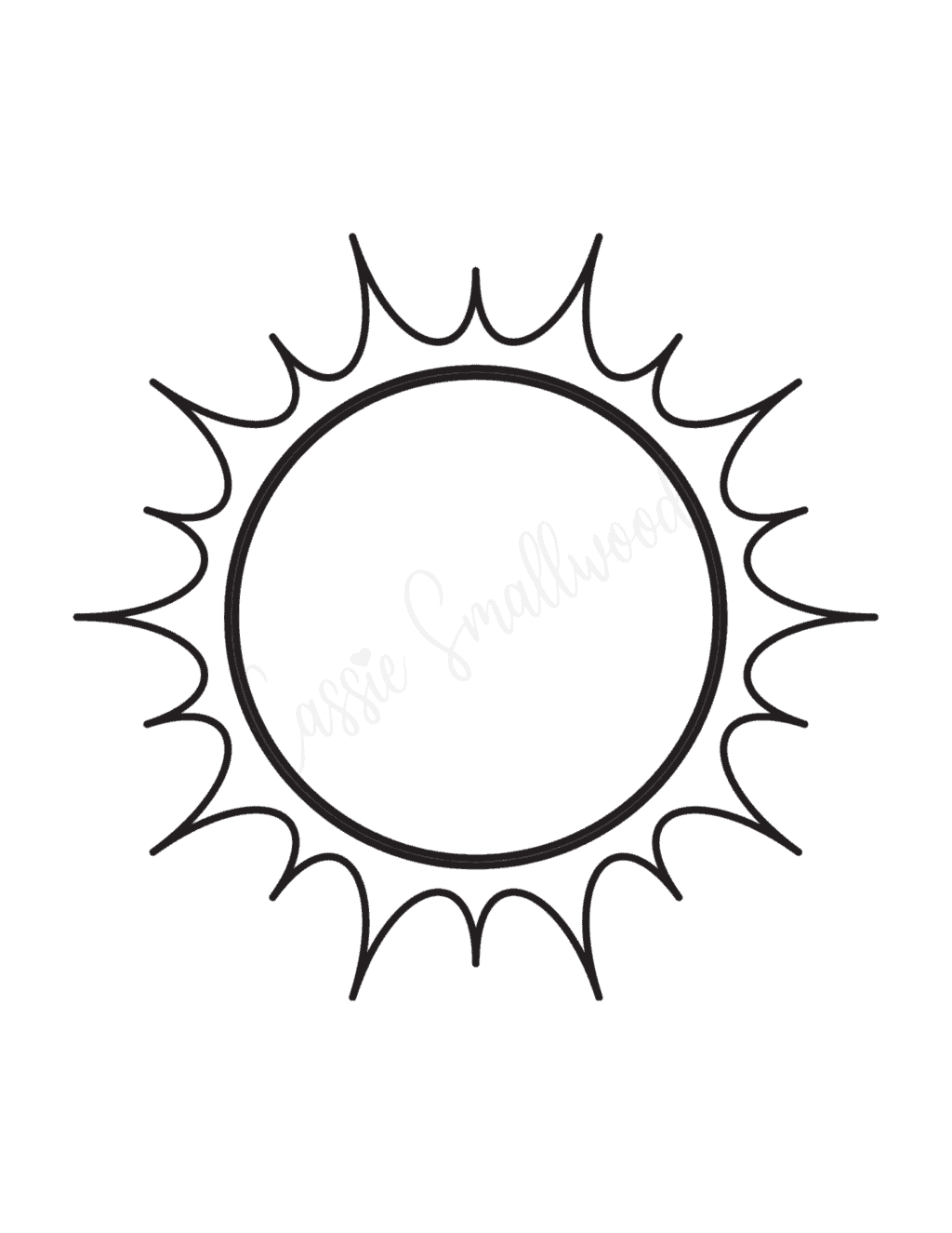 Sun Templates (Lots Of Shapes and Sizes) - Cassie Smallwood