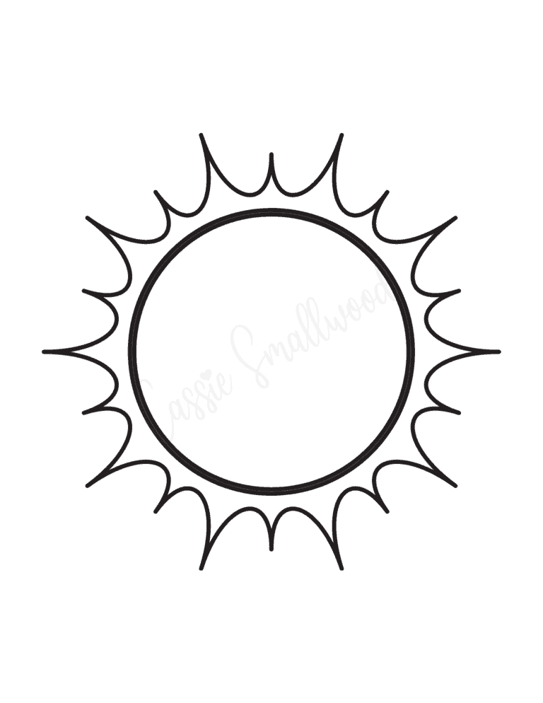 Sun Templates (Lots Of Shapes and Sizes) - Cassie Smallwood