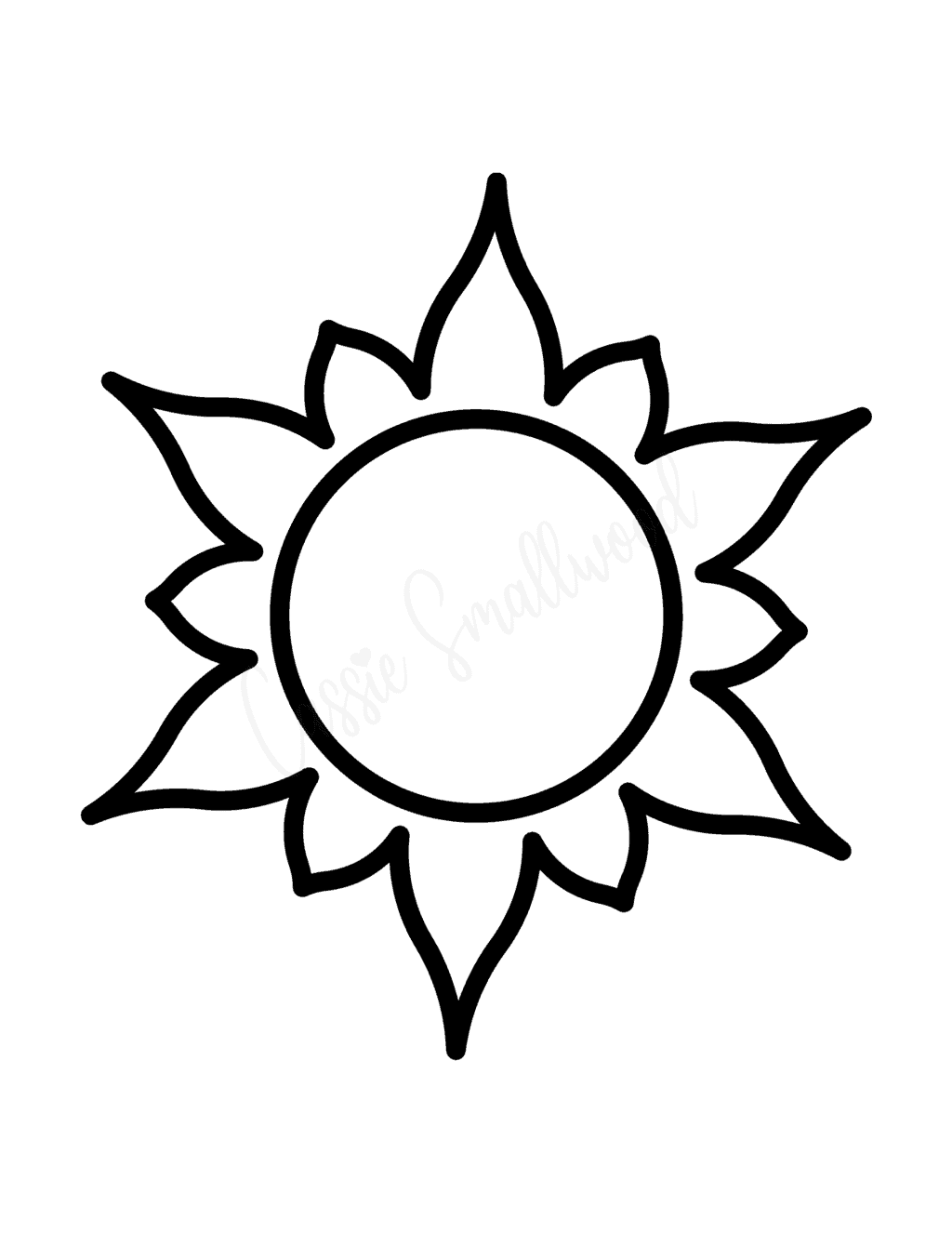 Sun Templates (Lots Of Shapes and Sizes) - Cassie Smallwood