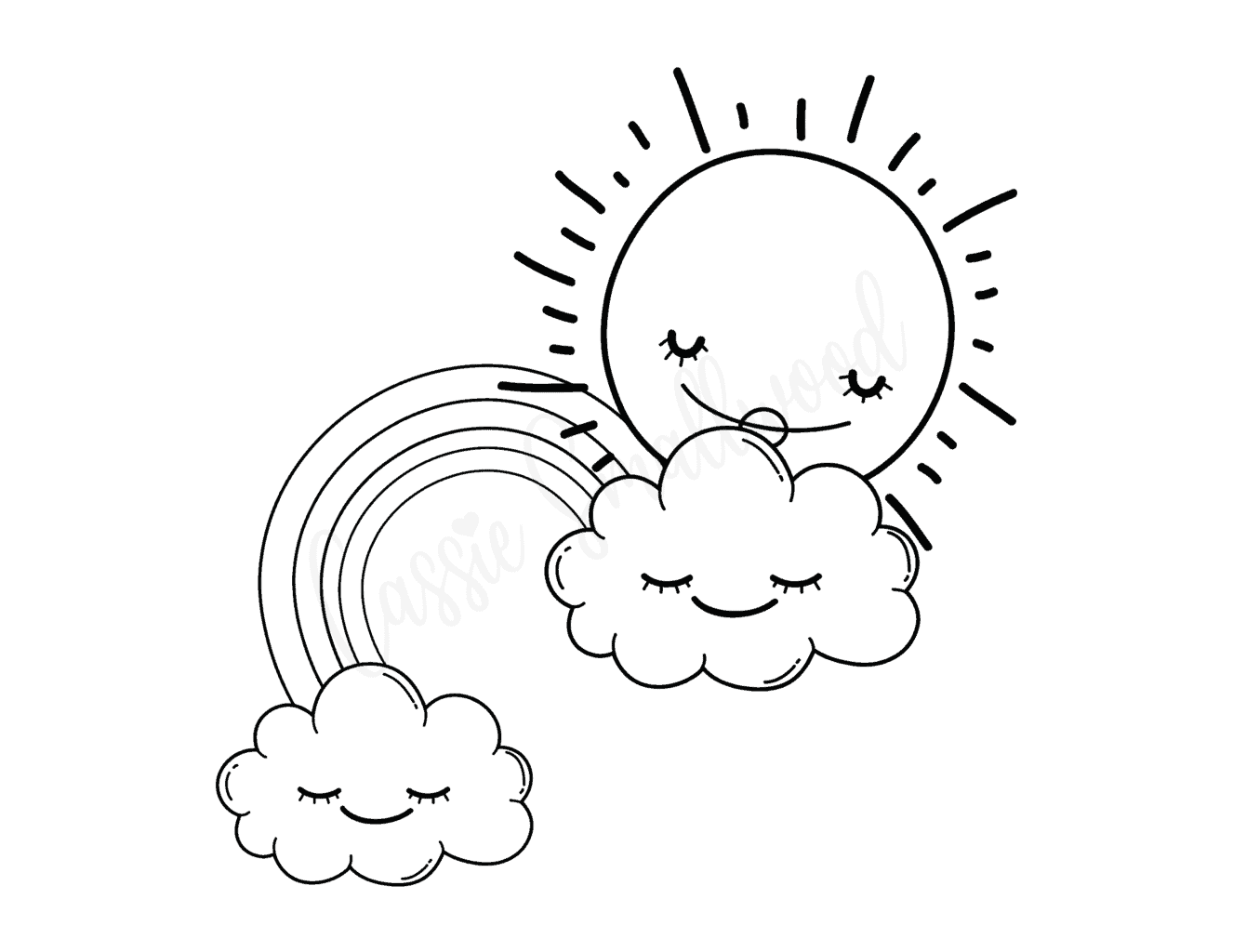 17 Cute Sun Coloring Pages - Cassie Smallwood