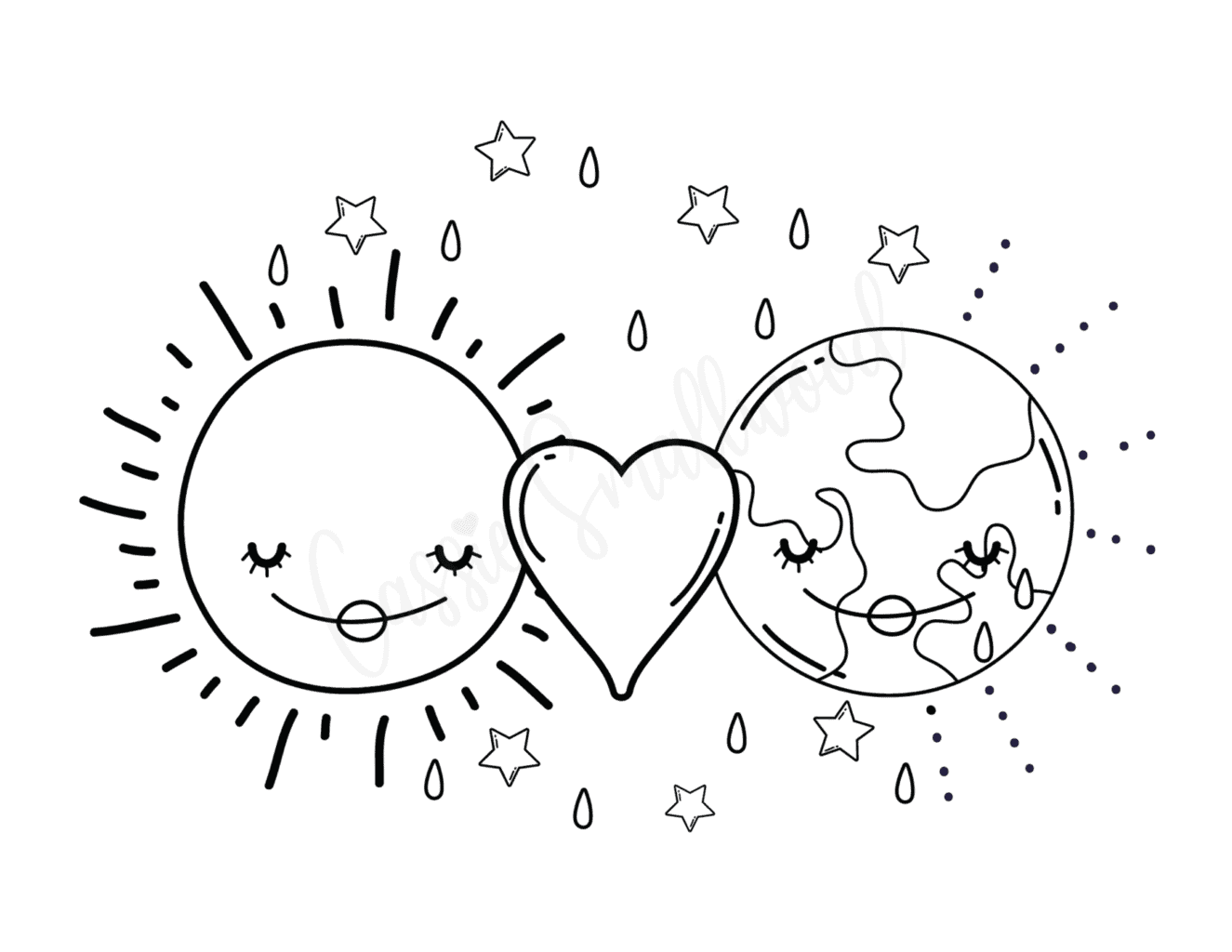 17 Cute Sun Coloring Pages - Cassie Smallwood