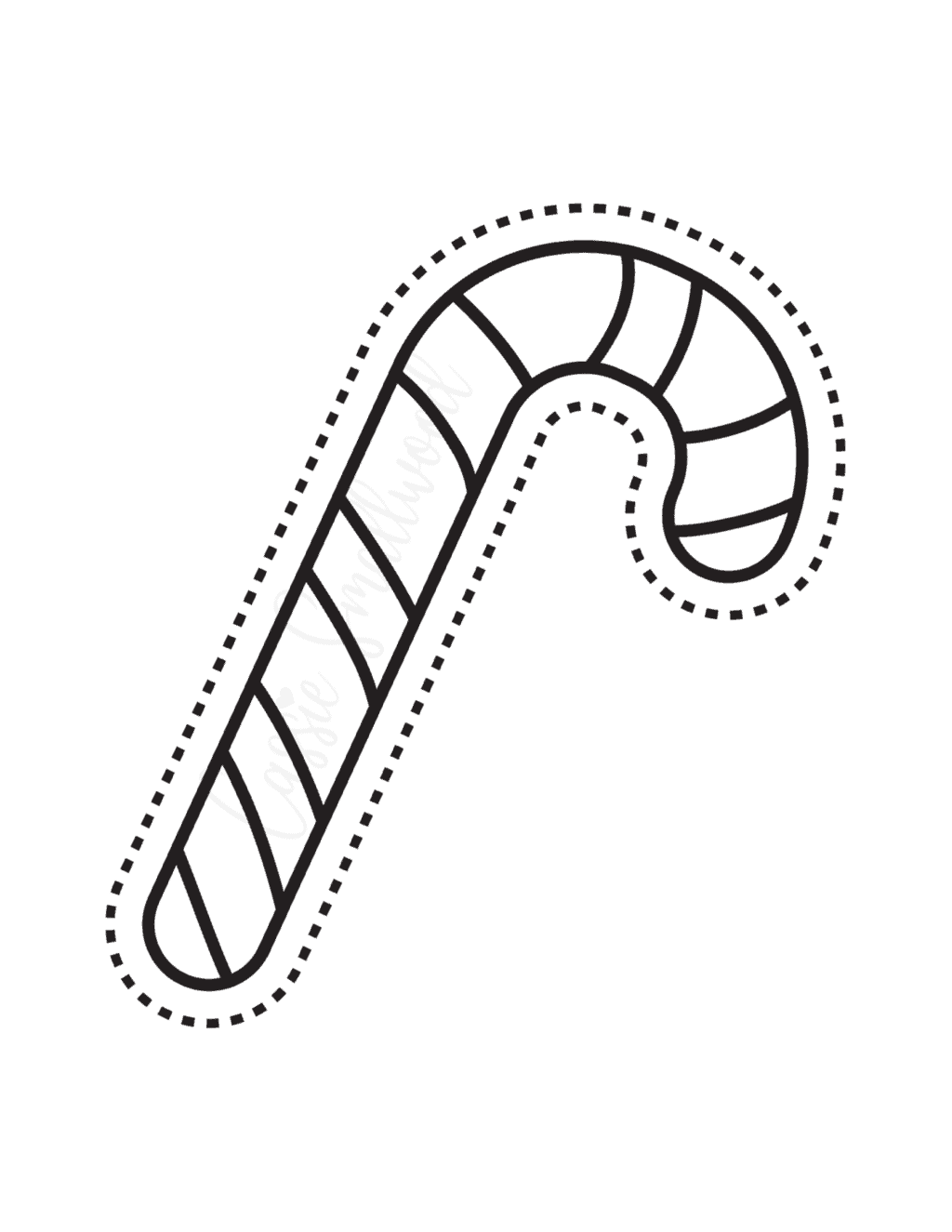 17 Awesome Candy Cane Templates - Cassie Smallwood