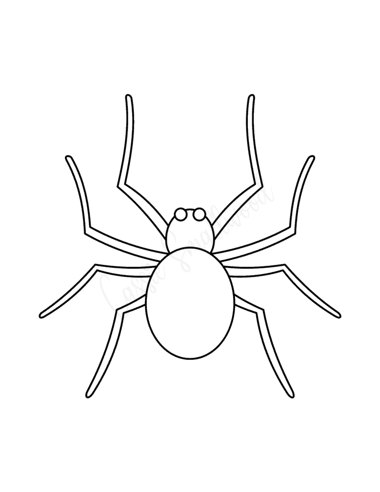 15 Free Printable Spider Templates - Cassie Smallwood