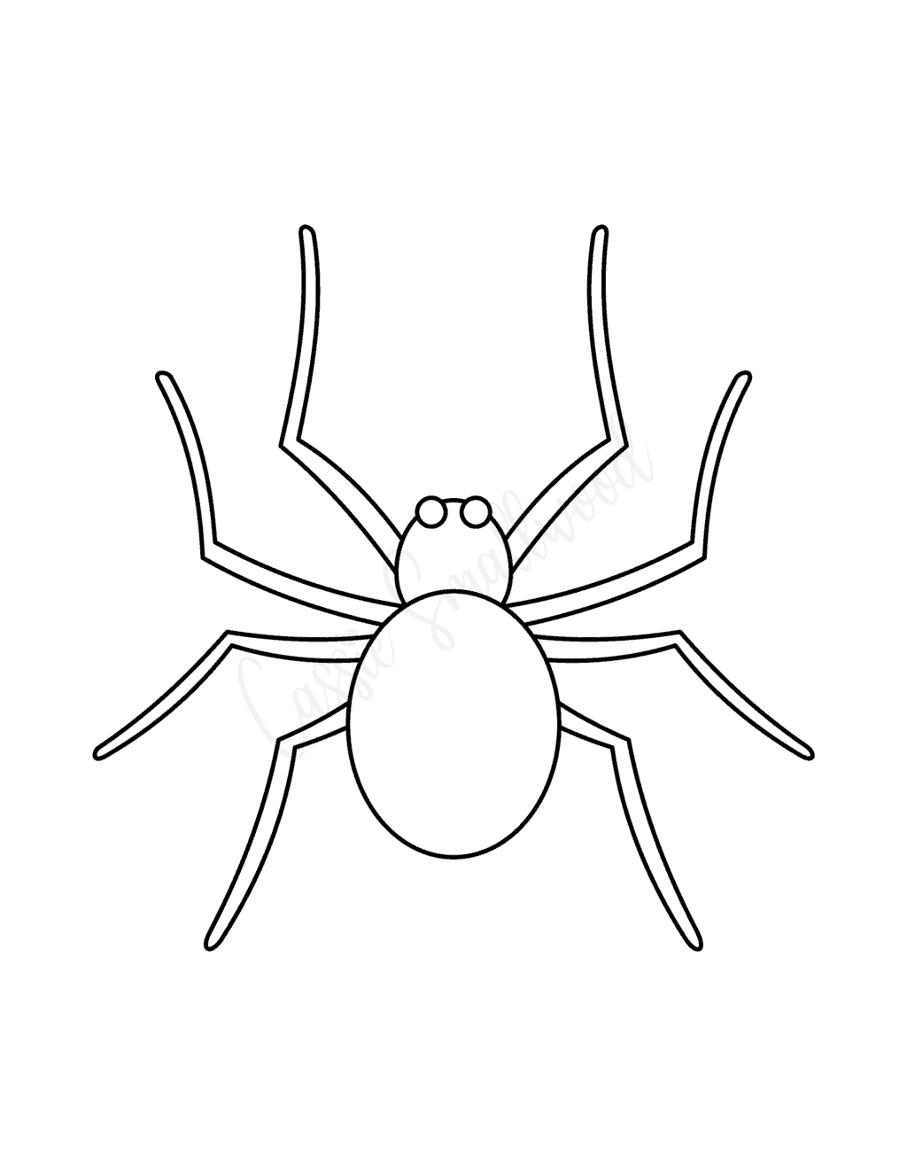 15 Free Printable Spider Templates - Cassie Smallwood