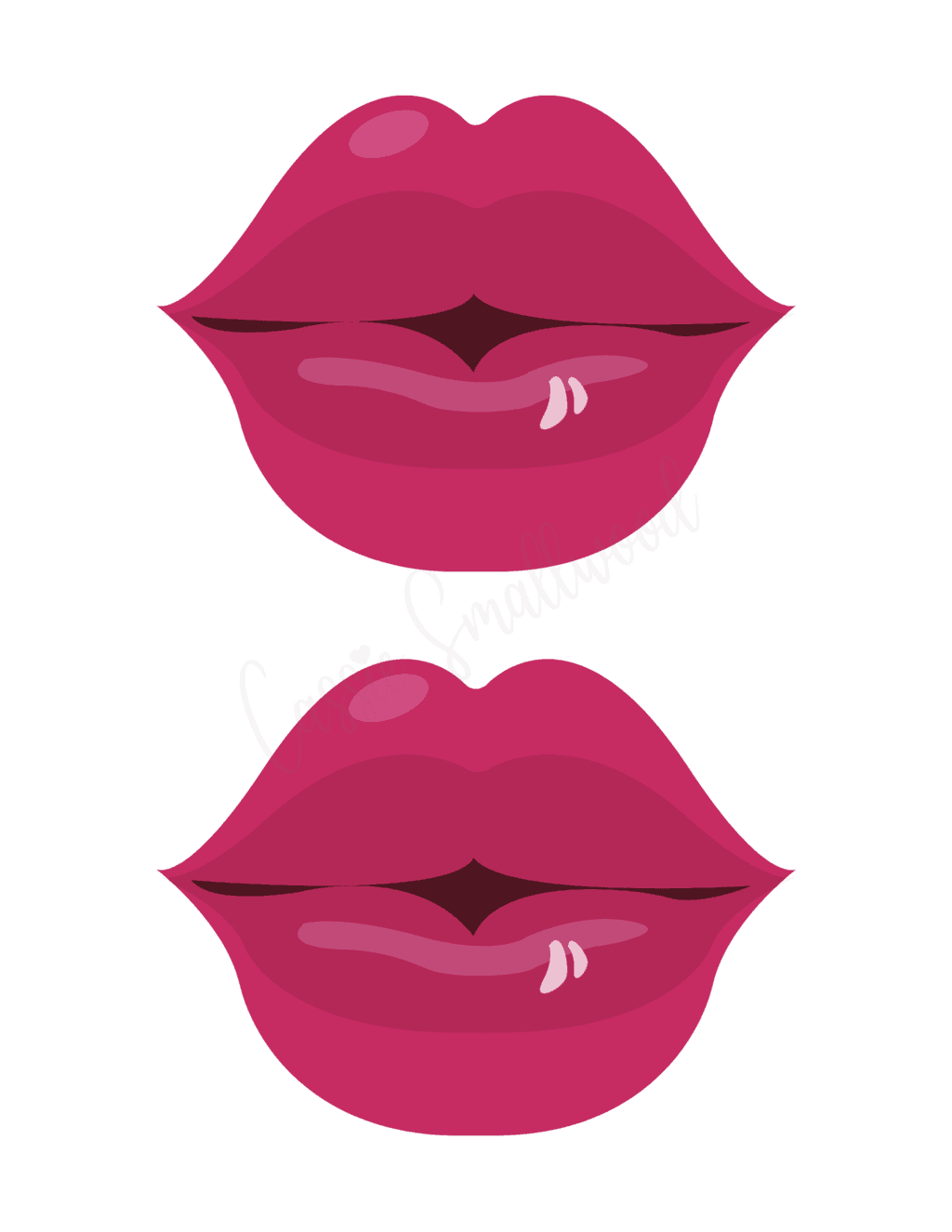 15 Pretty Lips Templates - Cassie Smallwood