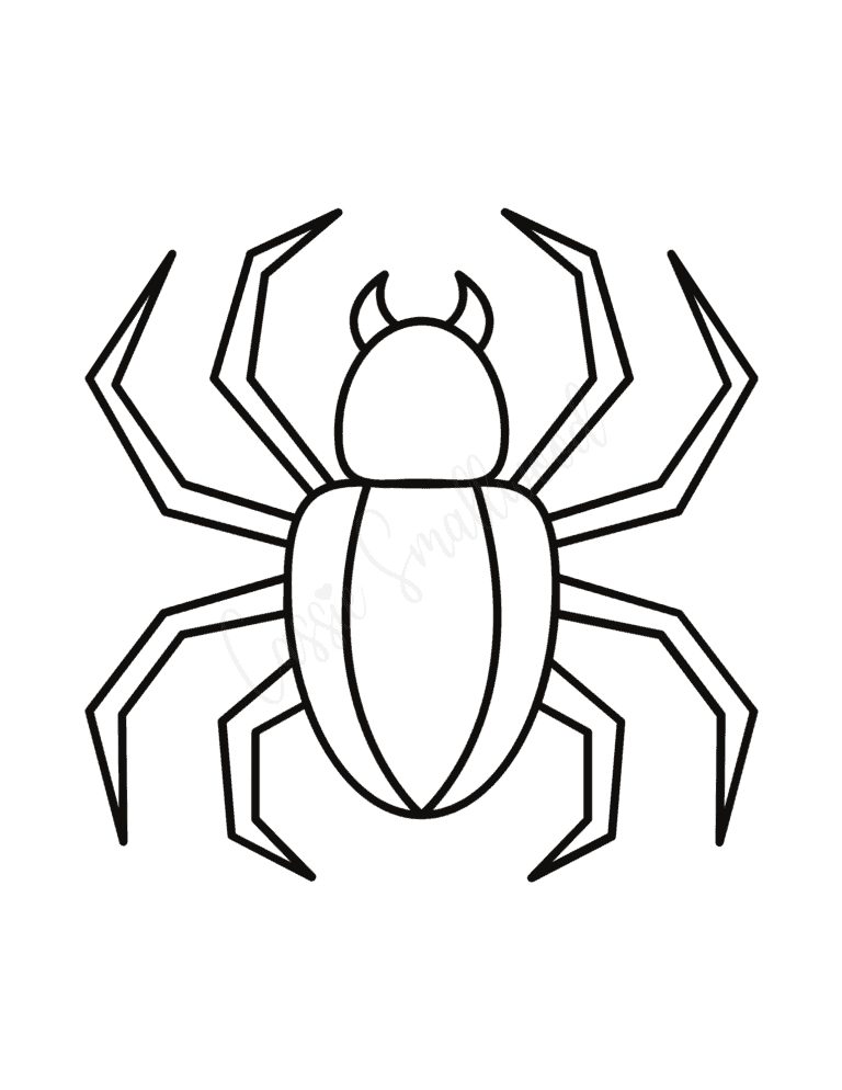 15 Free Printable Spider Templates - Cassie Smallwood
