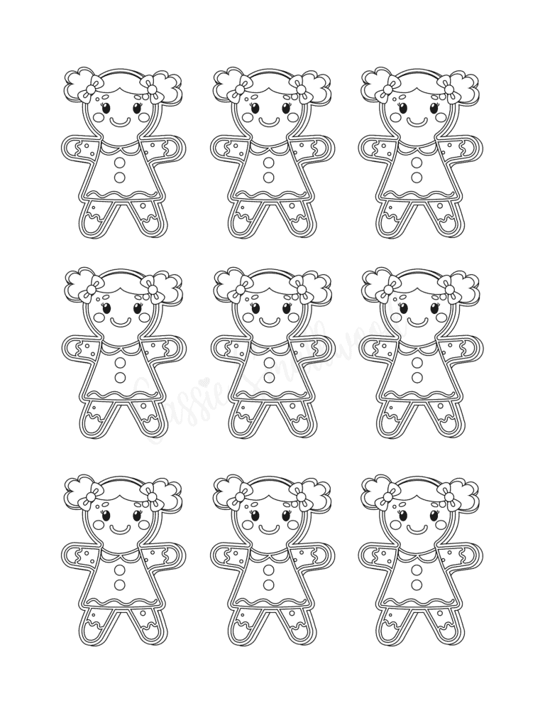 22 Adorable Gingerbread Man Templates - Cassie Smallwood