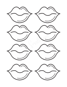 15 Pretty Lips Templates - Cassie Smallwood