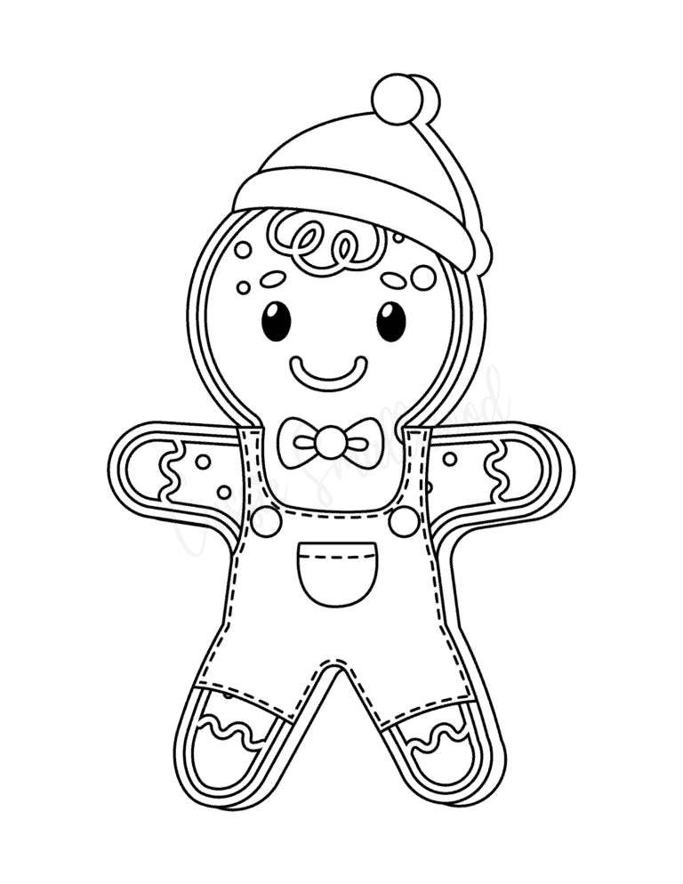 22 Adorable Gingerbread Man Templates - Cassie Smallwood
