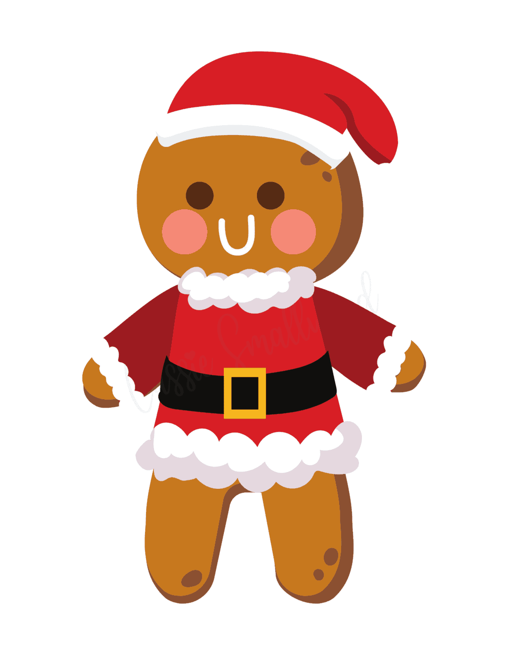 22 Adorable Gingerbread Man Templates - Cassie Smallwood