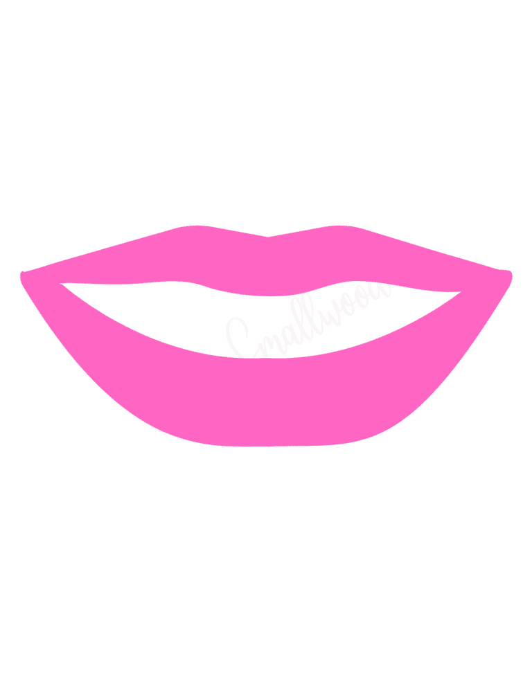 15 Pretty Lips Templates - Cassie Smallwood