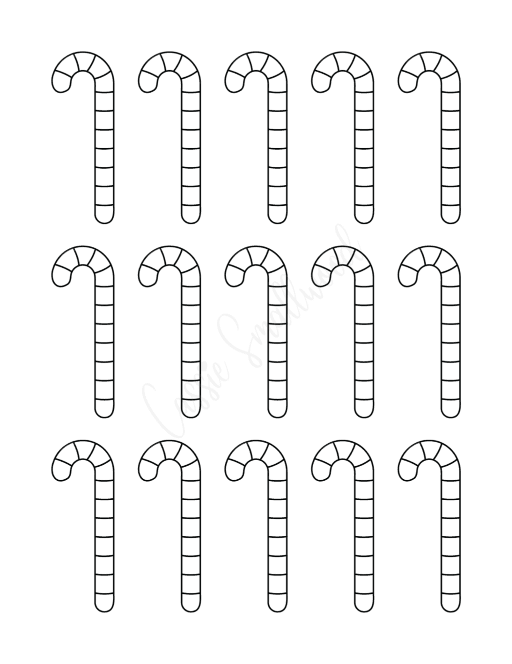 17 Awesome Candy Cane Templates - Cassie Smallwood