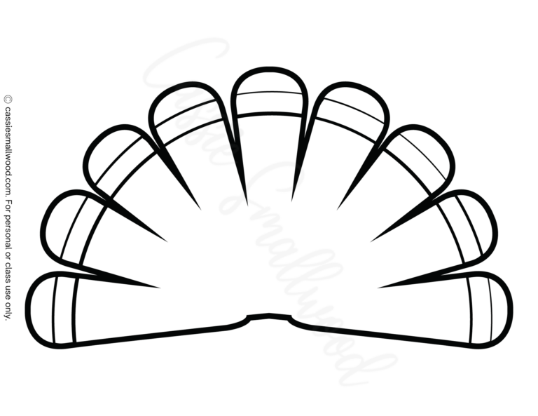 31 Cutest Turkey Templates - Cassie Smallwood
