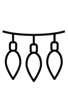 8 Pretty Christmas Lights Templates - Cassie Smallwood