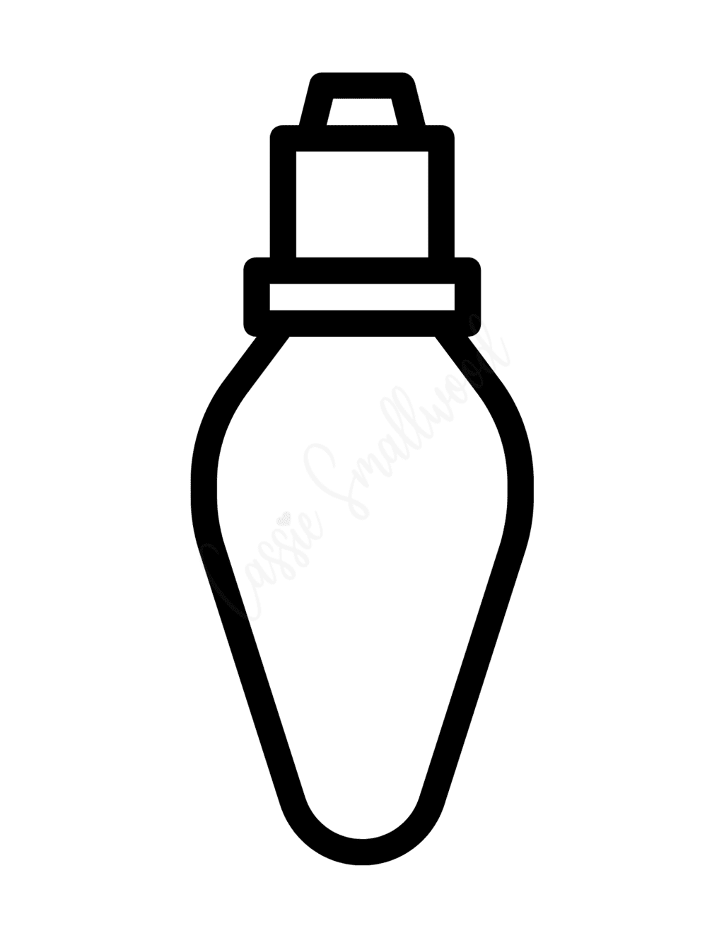 8 Pretty Christmas Lights Templates - Cassie Smallwood