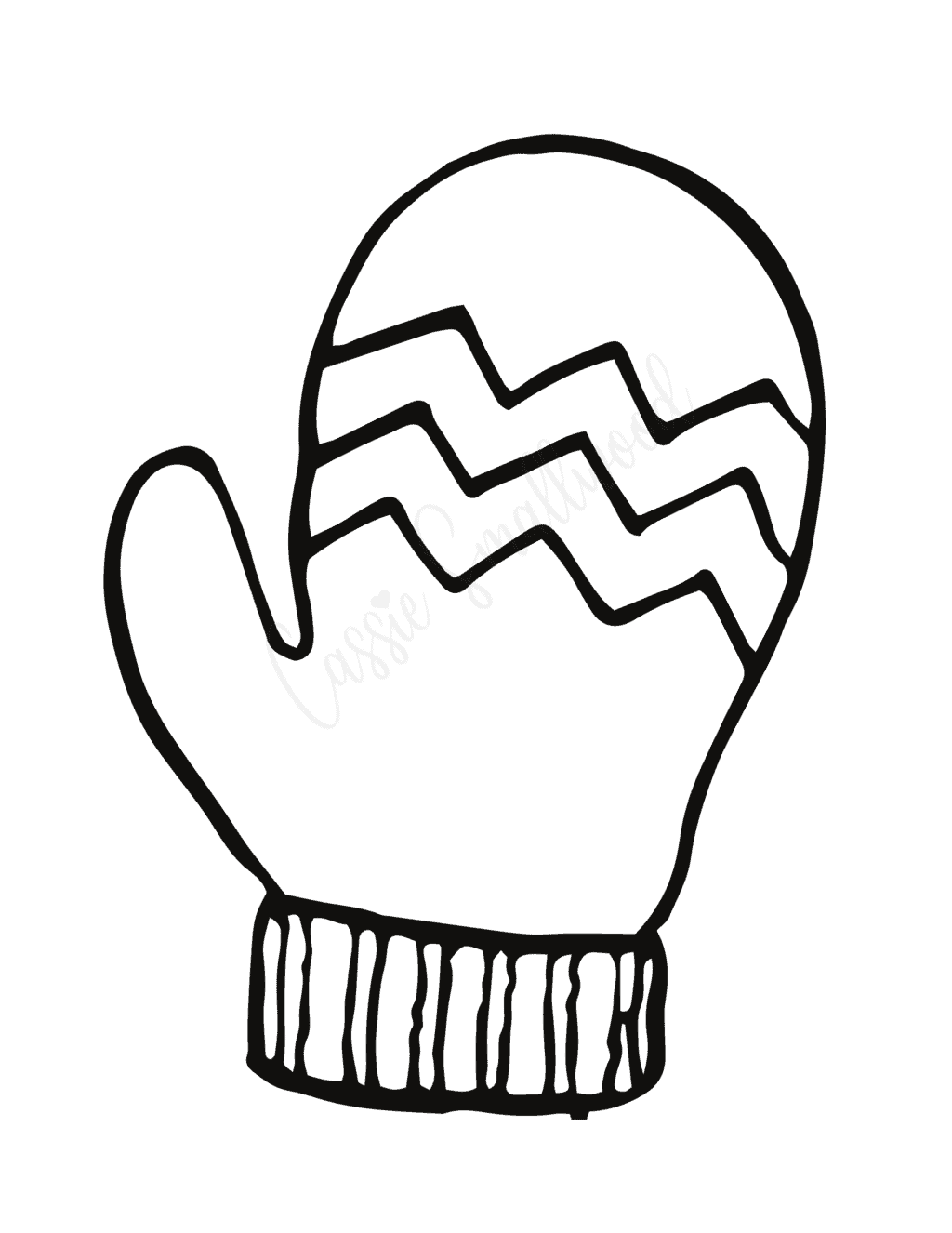 8 Cute Mitten Templates - Cassie Smallwood