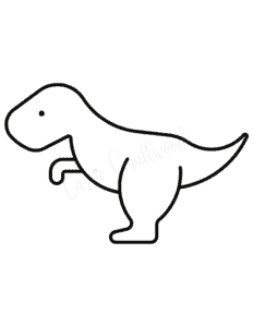 13 Awesome T Rex Coloring Pages - Cassie Smallwood