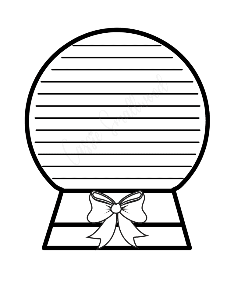7 Cute Snow Globe Templates - Cassie Smallwood