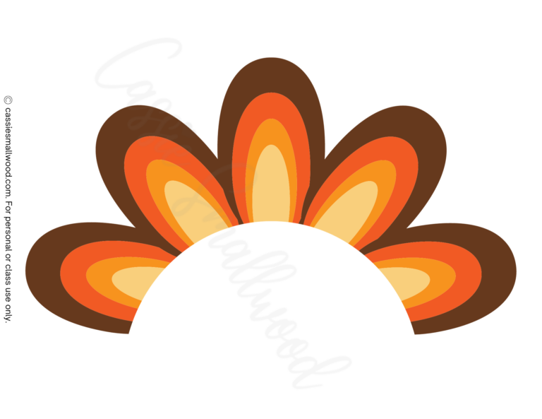 31 Cutest Turkey Templates - Cassie Smallwood