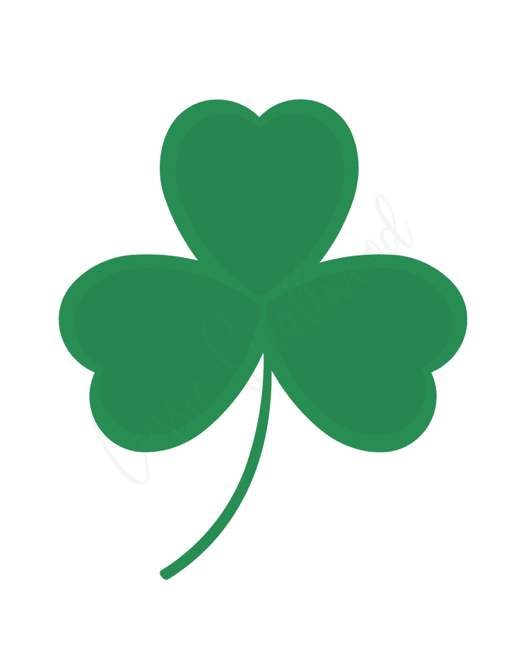 12 Unique Shamrock Templates (Free Printable) - Cassie Smallwood