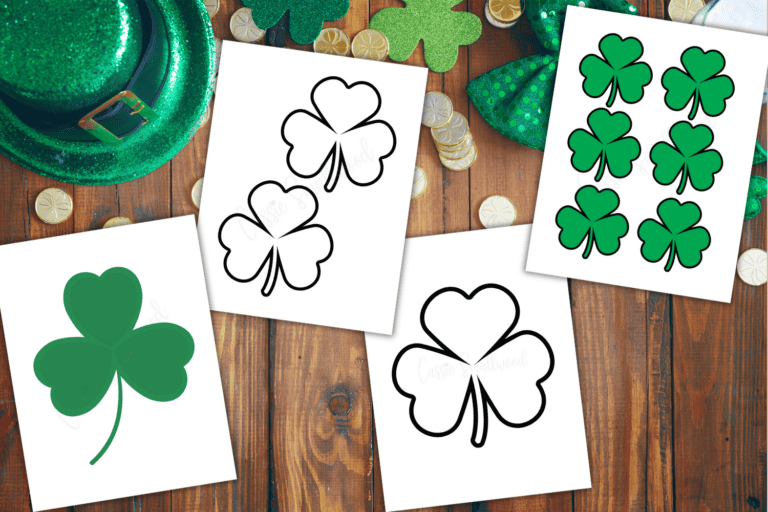 12 Unique Shamrock Templates (Free Printable) - Cassie Smallwood