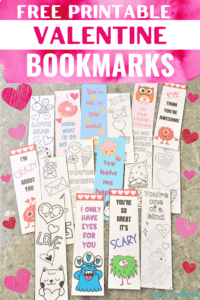 100 Ridiculously Cute Free Printable Valentine Bookmarks - Cassie Smallwood