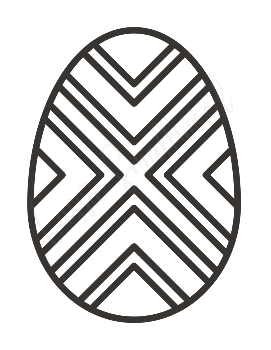 19 Egg Templates (Free Printable) - Cassie Smallwood