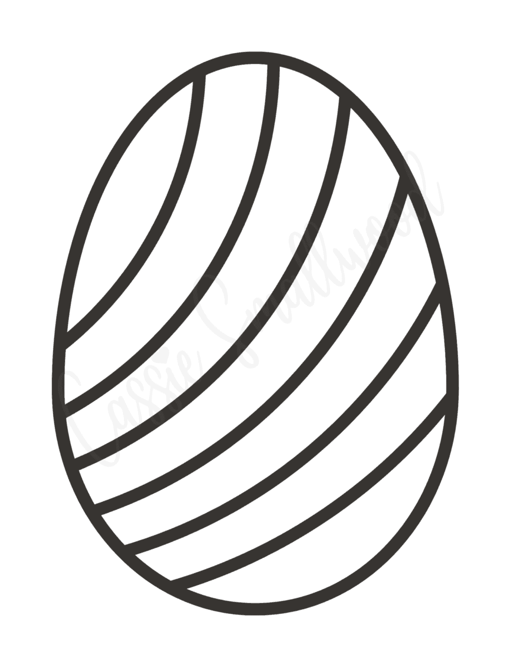 19 Egg Templates (Free Printable) - Cassie Smallwood