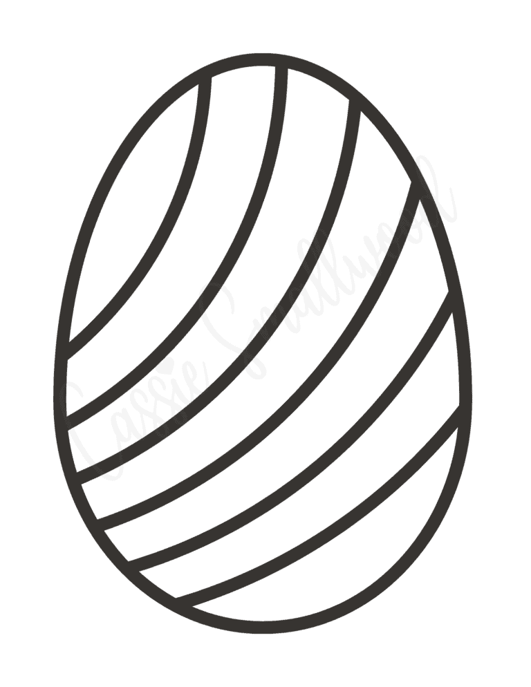 19 Egg Templates (Free Printable) - Cassie Smallwood