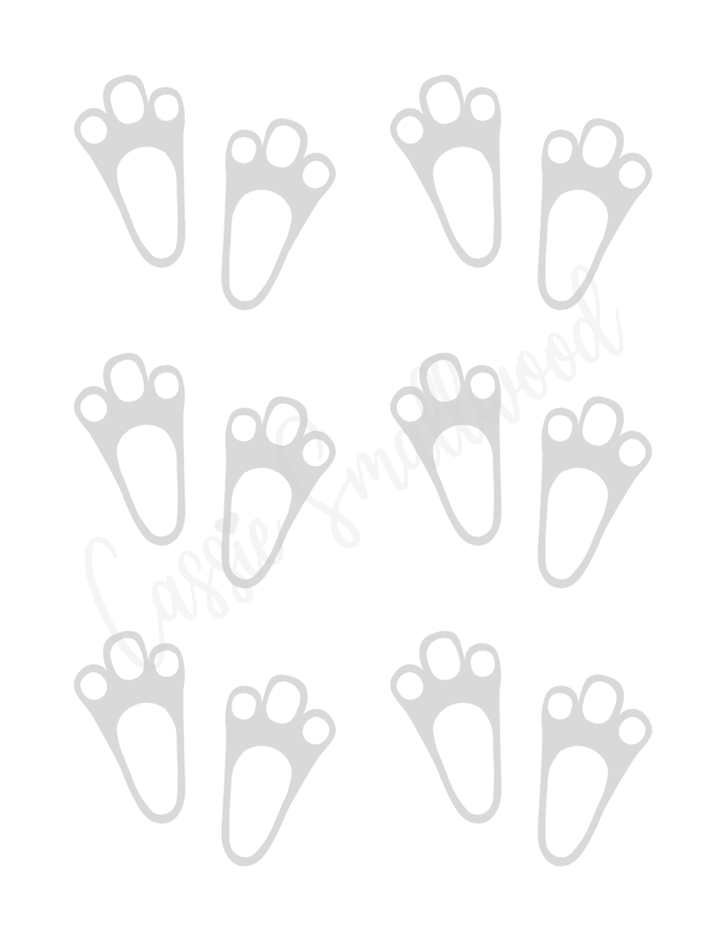 20 Cute Bunny Templates - Cassie Smallwood