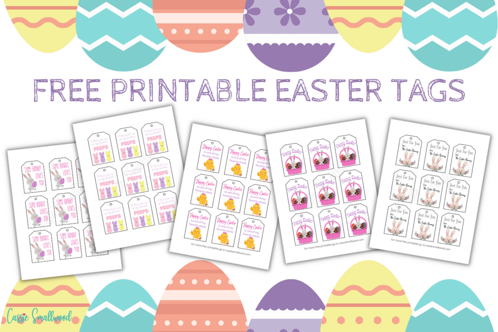 Free Printable Easter Tags {20 Unique Designs} - Cassie Smallwood