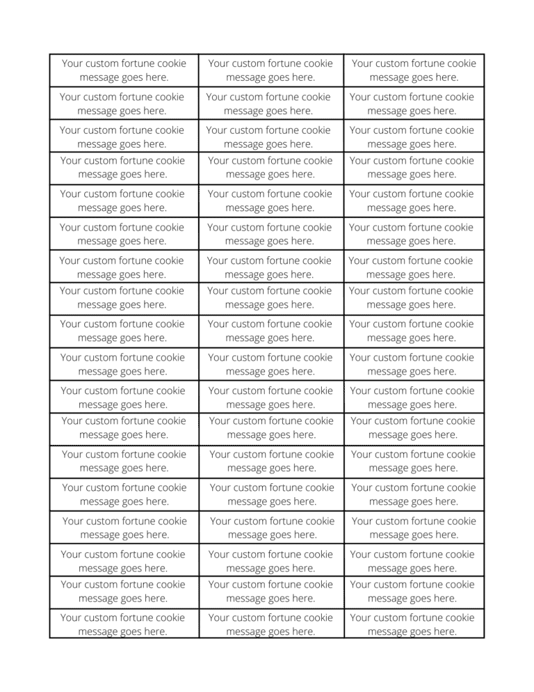 Free Printable Fortune Cookie Messages and Sayings - Cassie Smallwood