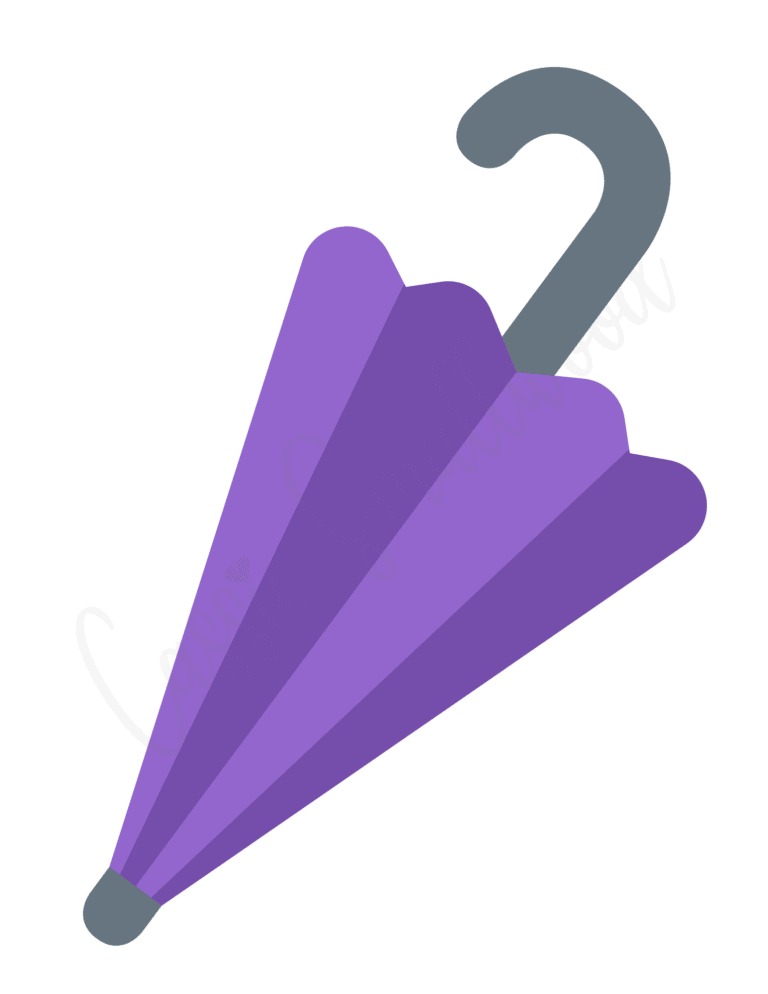 15 Unique Umbrella Templates {Free Printables} - Cassie Smallwood