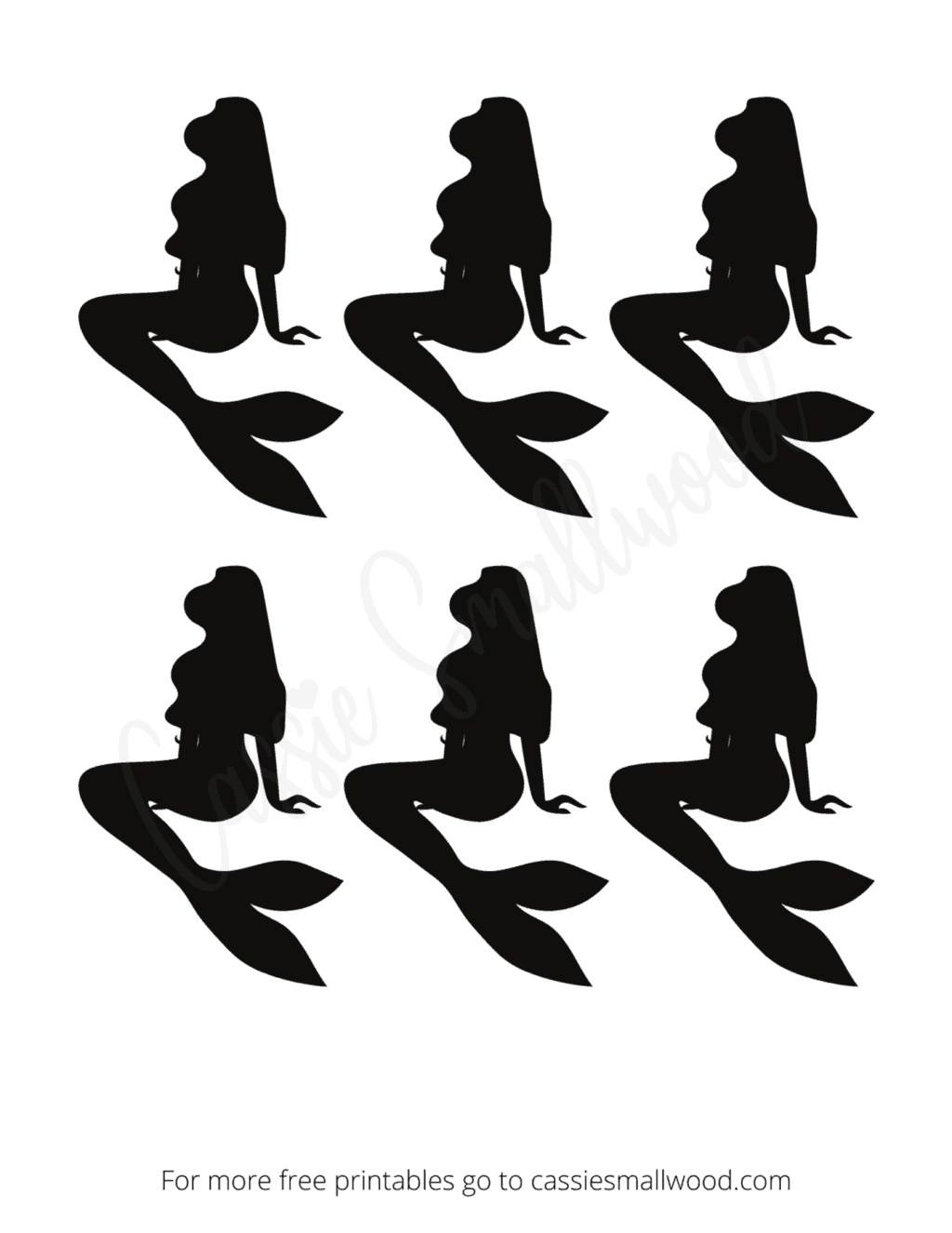 17 Cute Mermaid Templates - Cassie Smallwood