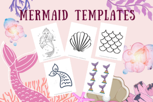 17 Cute Mermaid Templates - Cassie Smallwood