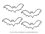 Free Printable Bat Templates (Small, Medium, and Large) - Cassie Smallwood