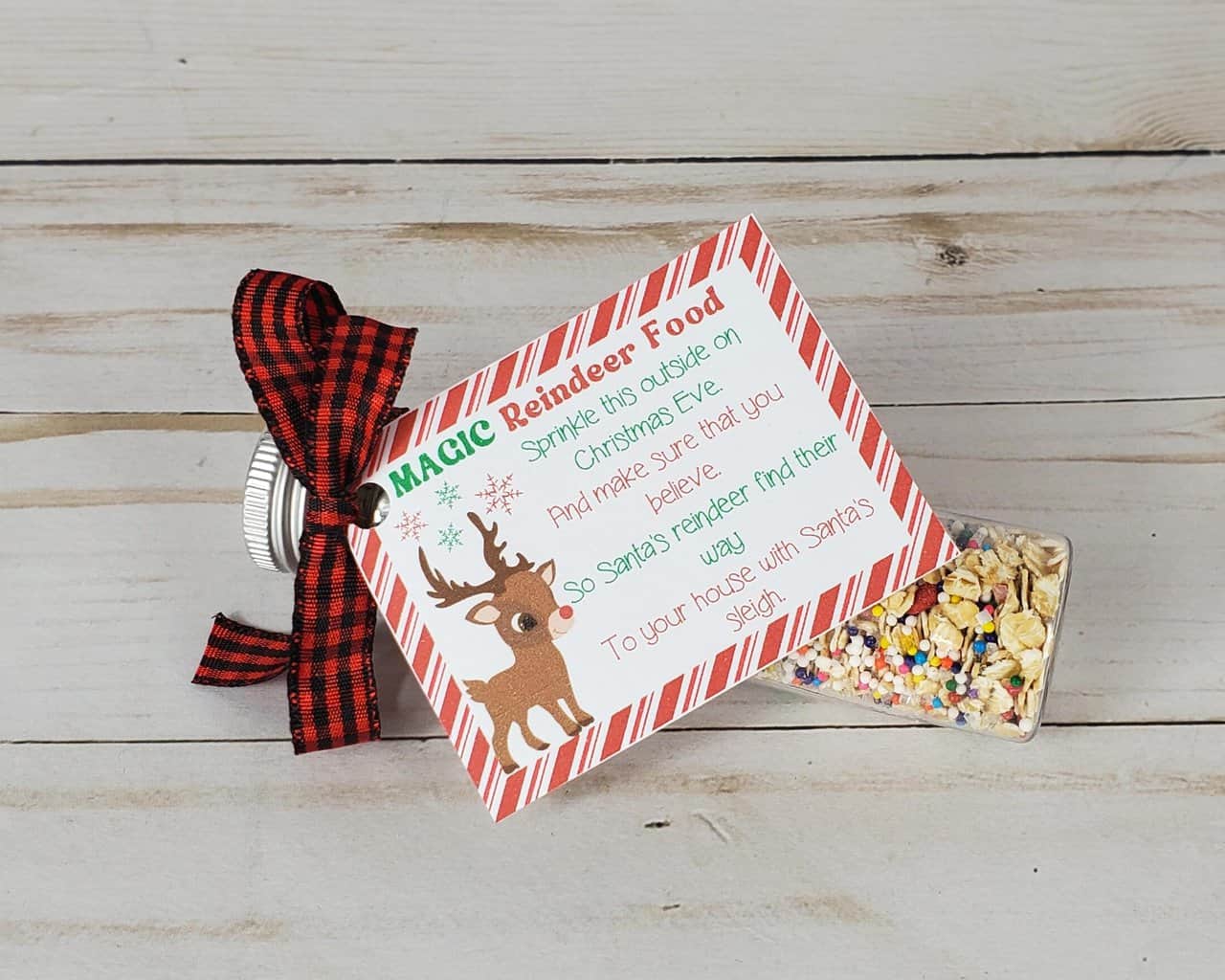 DIY Magic Reindeer Food Recipe + Printable - Cassie Smallwood