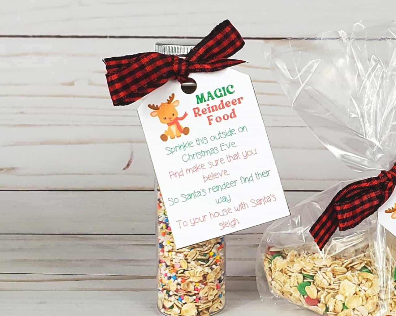 DIY Magic Reindeer Food Recipe + Printable - Cassie Smallwood