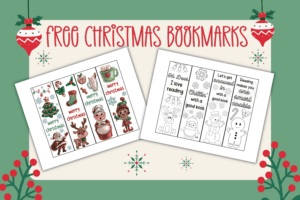 Free Printable Christmas Bookmarks - Cassie Smallwood