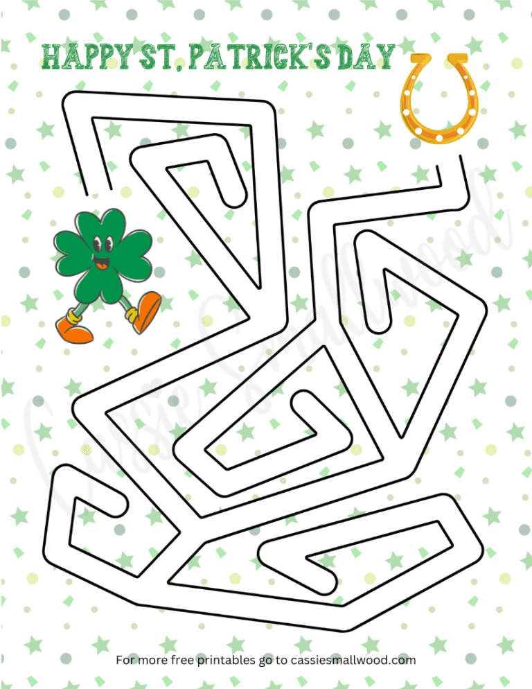 8 Fun St. Patrick's Day Mazes {Free Printable Puzzle Worksheets ...