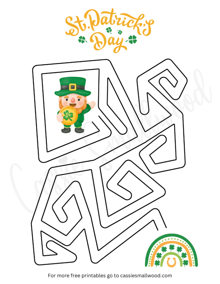 8 Fun St. Patrick's Day Mazes {Free Printable Puzzle Worksheets ...