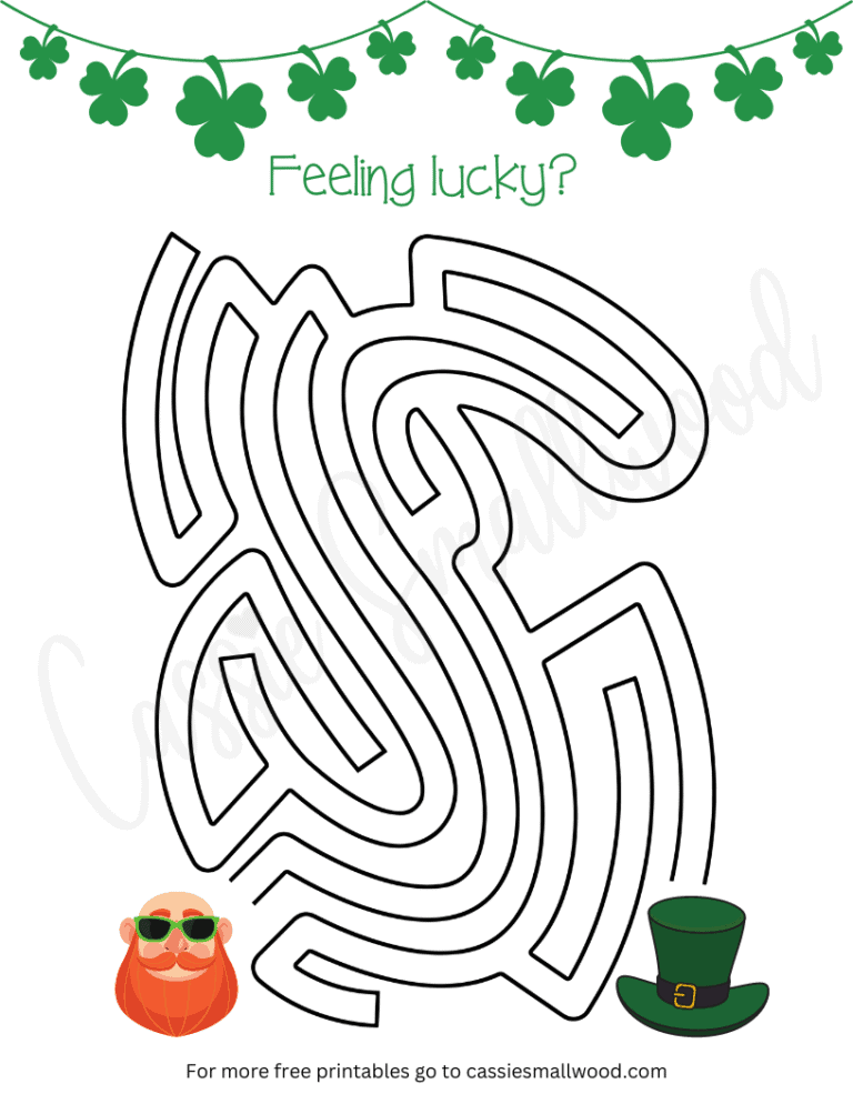 8 Fun St. Patrick's Day Mazes {Free Printable Puzzle Worksheets ...