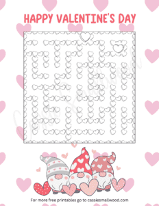 10 Valentine's Day Maze Worksheets (Free Printable) - Cassie Smallwood